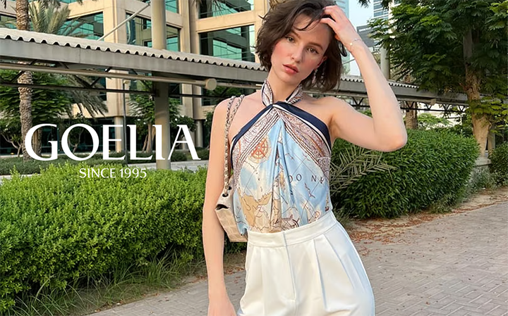 How Do You Wear a Silk Scarf？ – GOELIA