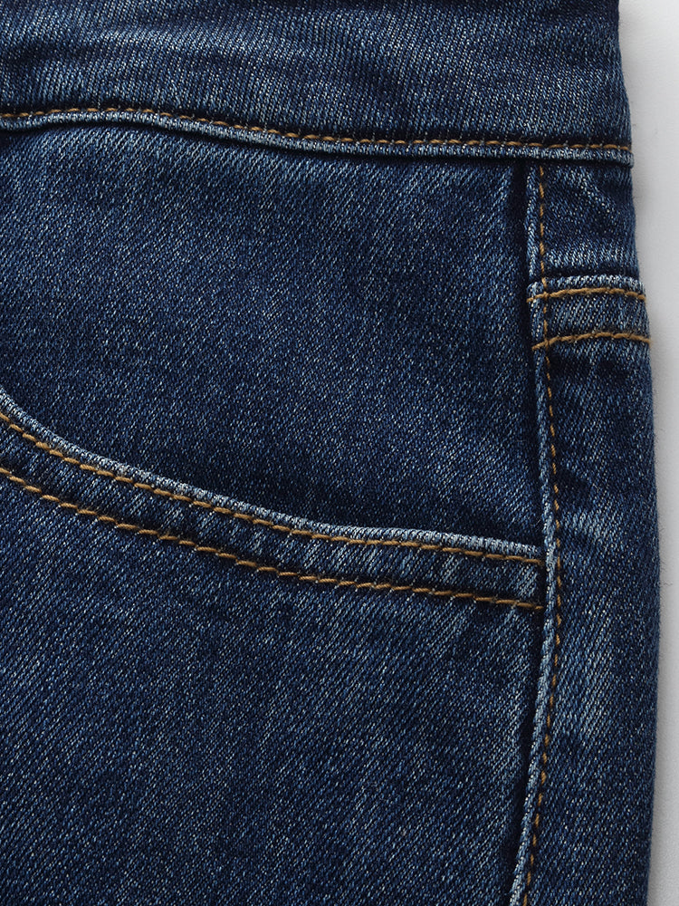 Denim Adjustable Waist Women Jeans – GOELIA