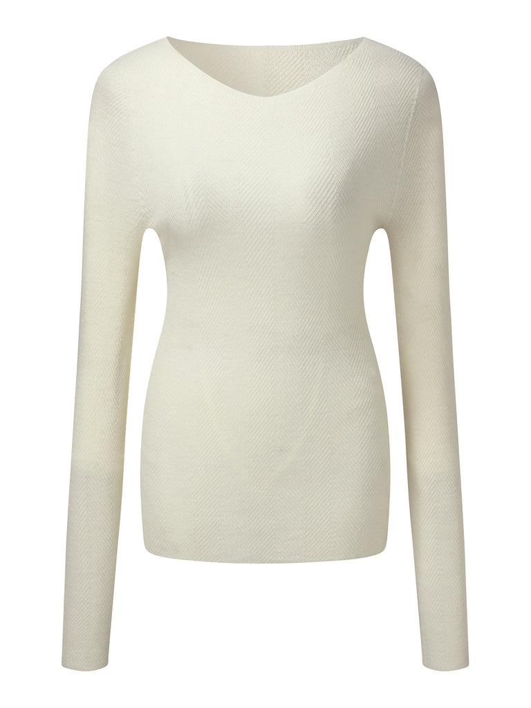100% Machine Washable Wool Women Knit Top – GOELIA