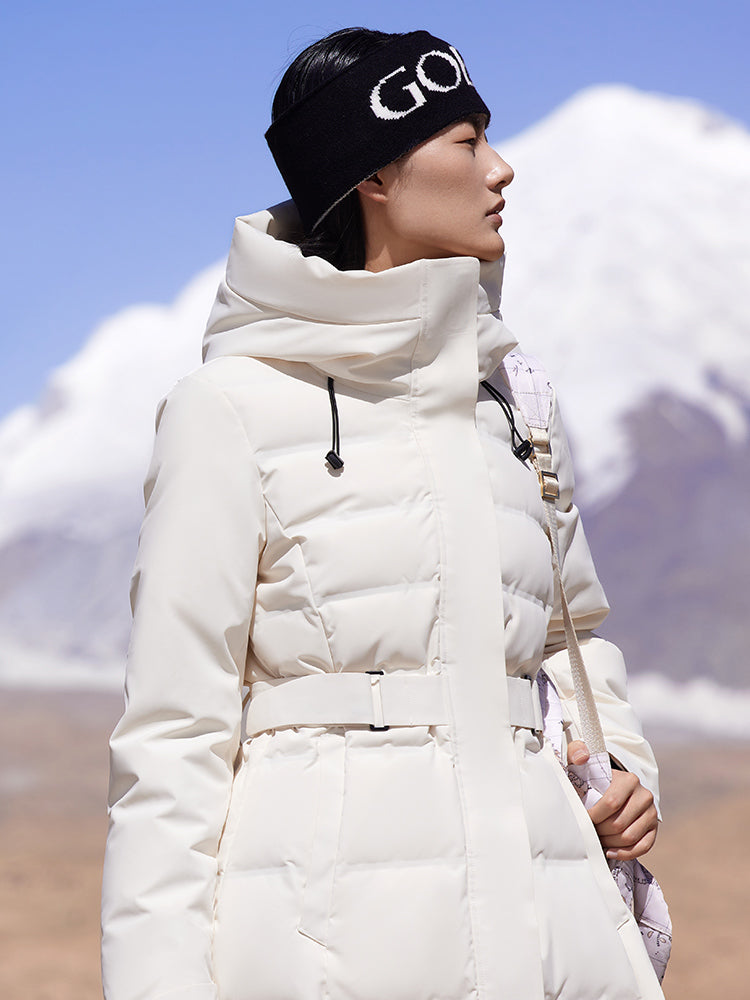 Long Hooded Goose Down Garment – GOELIA