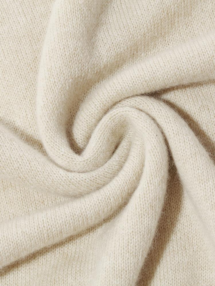 Pure Cashmere Polo Neck Women Sweater – GOELIA