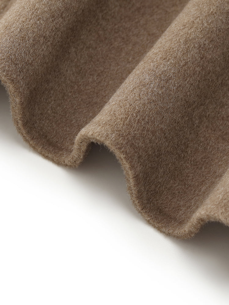 Cashmere Wool Unisex Wrap Coat – GOELIA