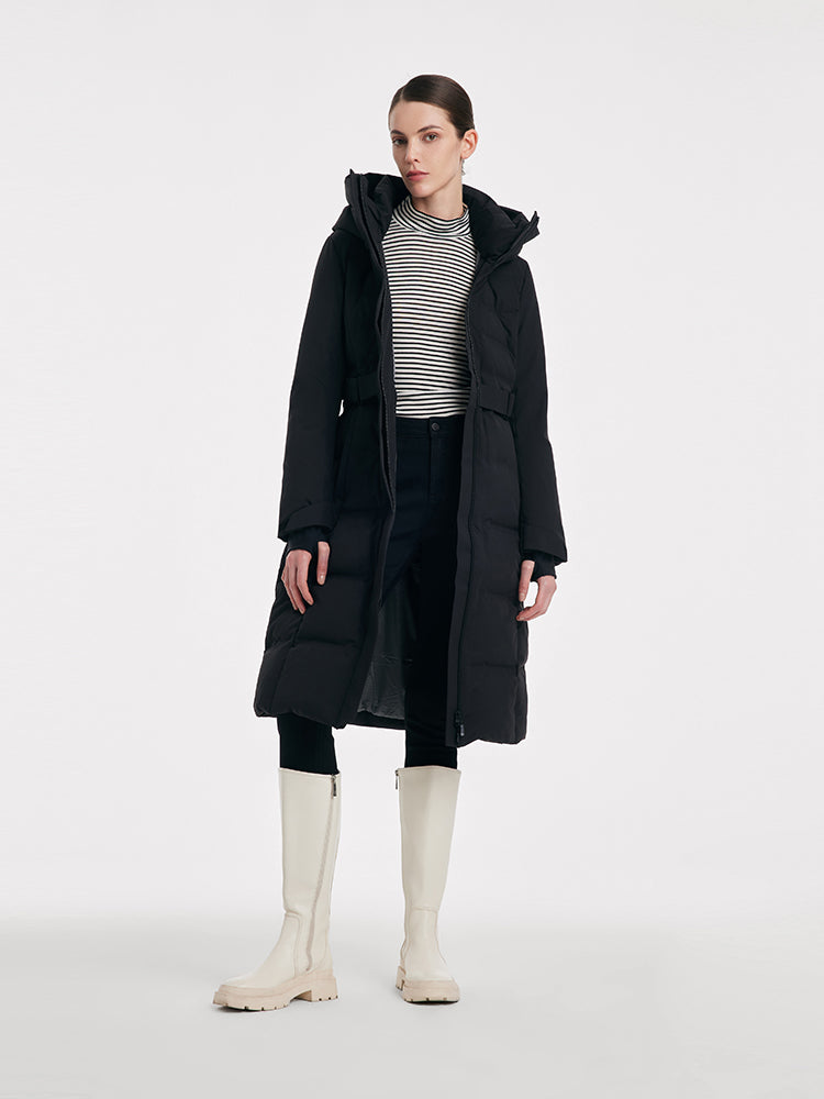 Long Hooded Goose Down Garment – GOELIA