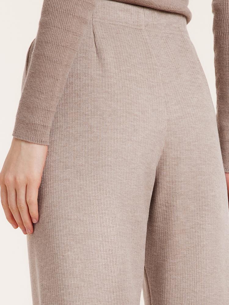 Knit Straight Full Length Pants – GOELIA