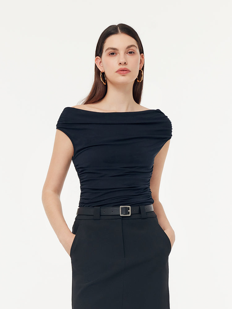 Modal Off-Shoulder Women Top – GOELIA