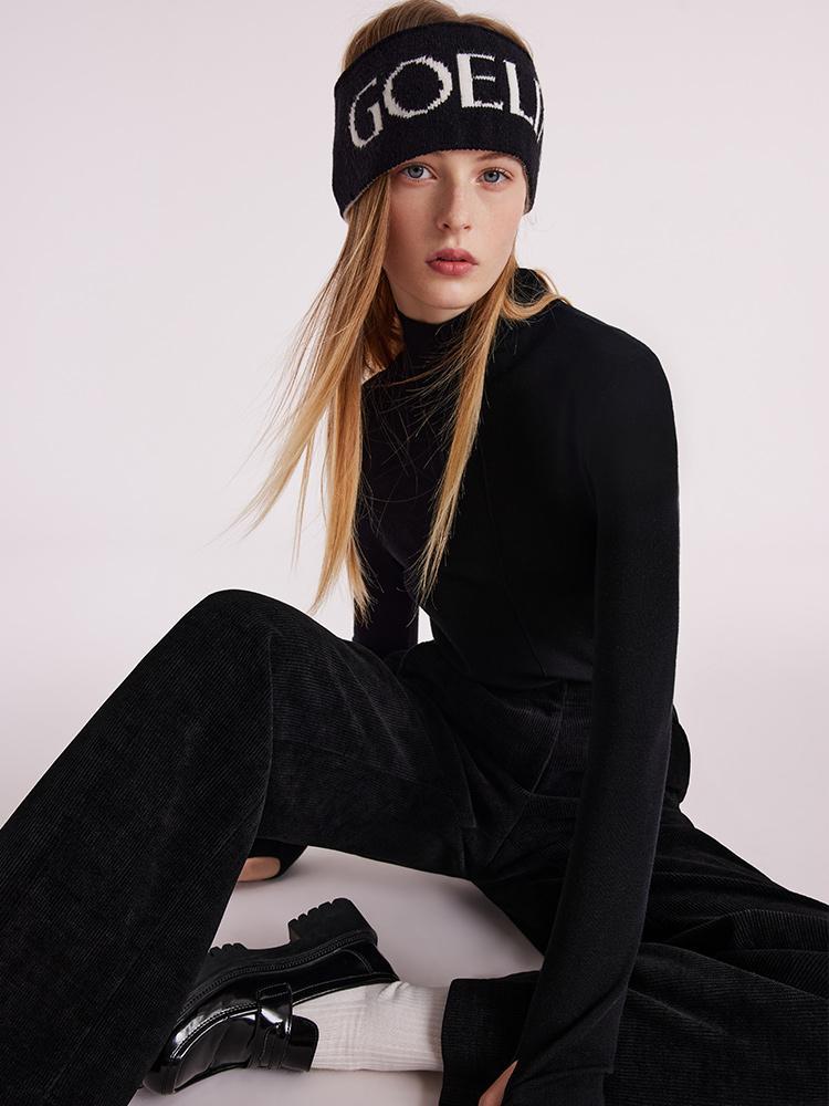 Knit Straight Full Length Pants – GOELIA