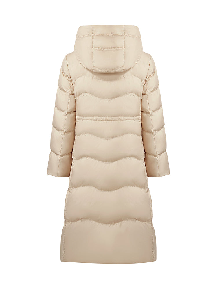 Hooded Long Goose Down Garment – GOELIA
