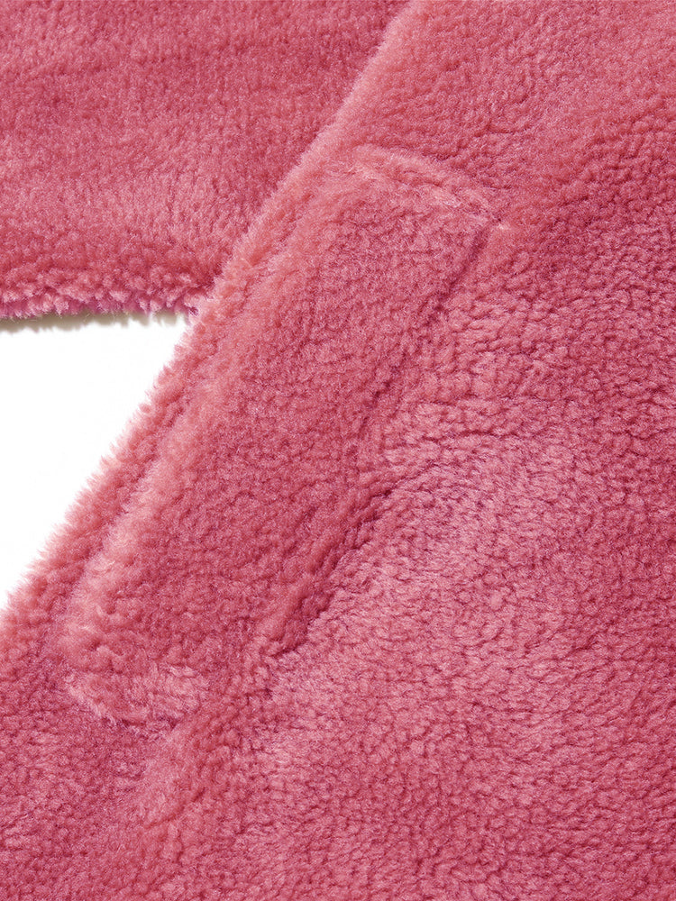 Lamb Wool Oversized Teddy Coat – GOELIA