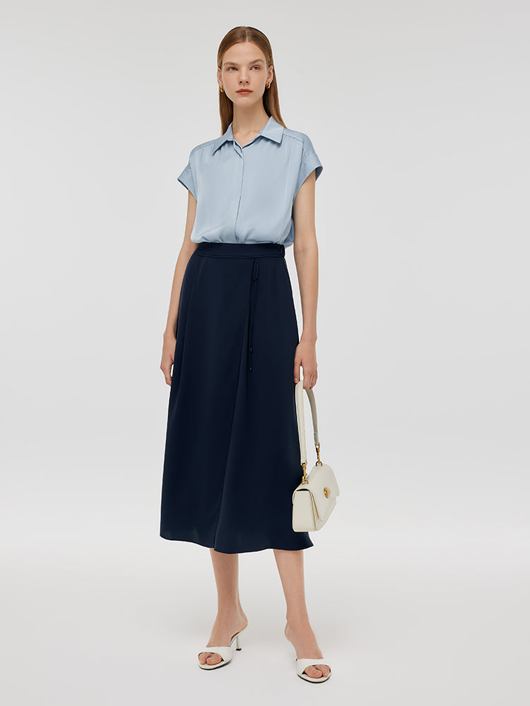 Triacetate A-Line Women Half Skirt – GOELIA