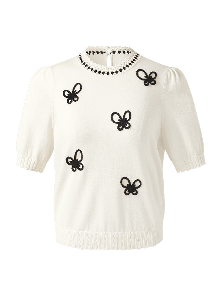 Tencel Butterfly Women Knit Top – GOELIA