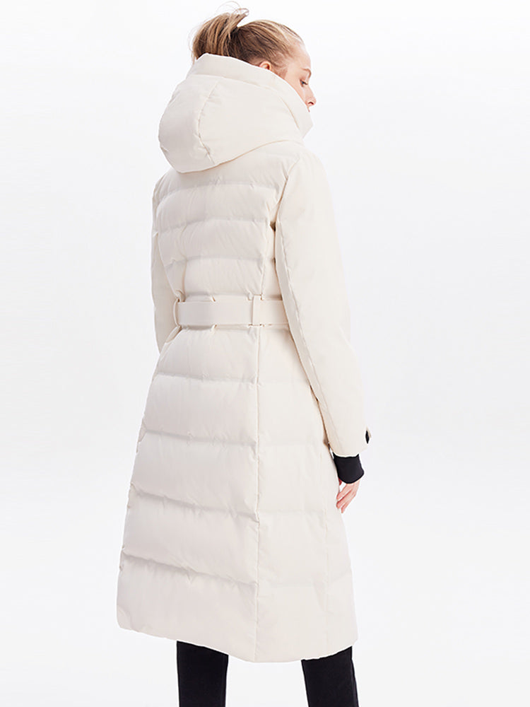Long Hooded Goose Down Garment – GOELIA