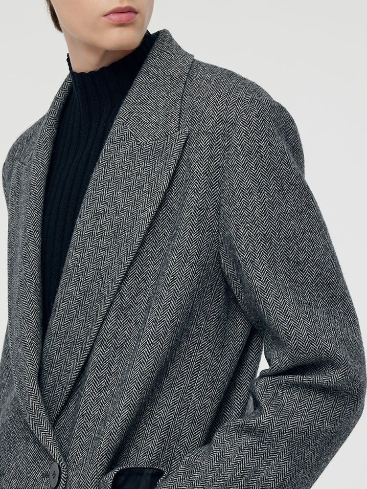 Washable Wool Lapel Unisex Overcoat – GOELIA