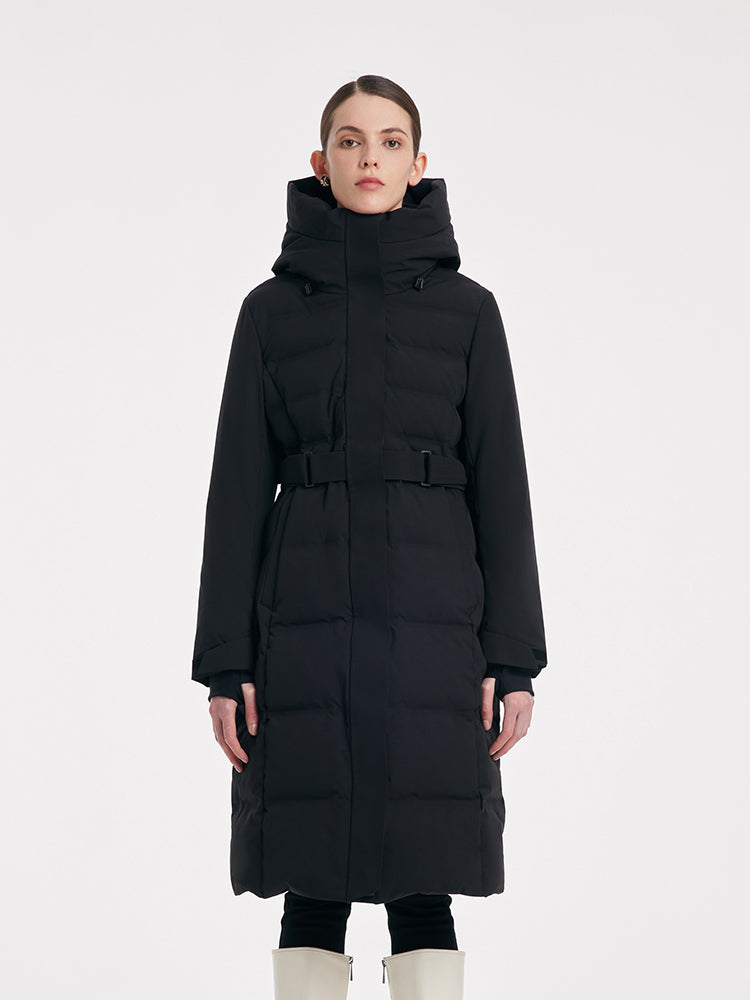 Long Hooded Goose Down Garment – GOELIA